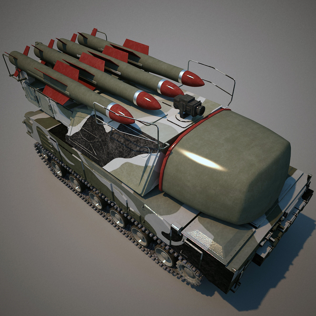 buk missile sa-17 grizzly 3d model