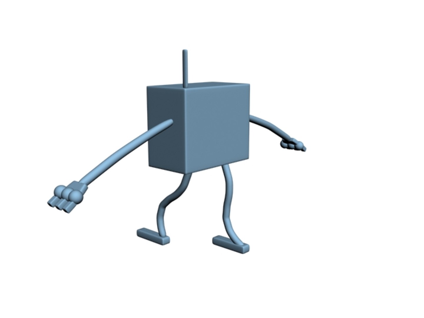Robot Rig 3d Model