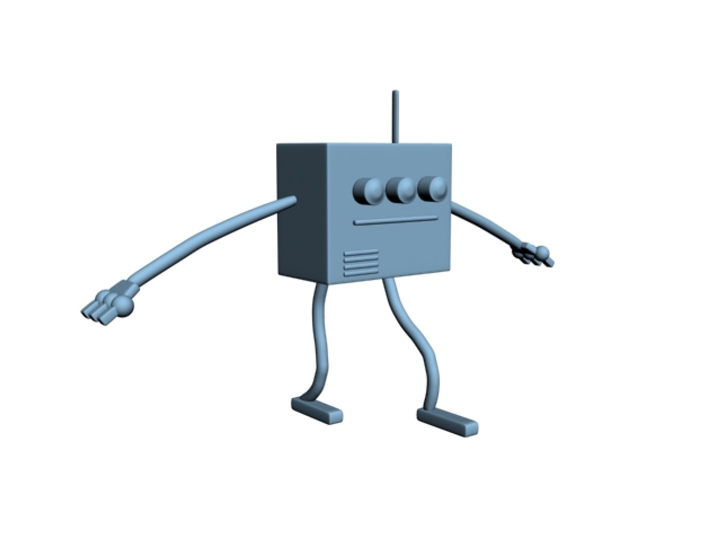 Robot Rig 3d Model