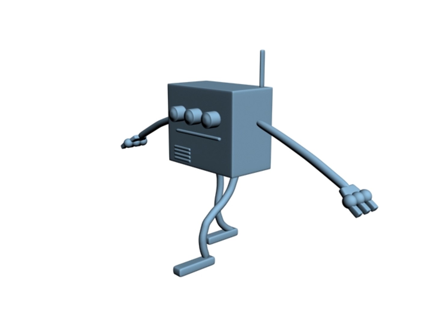 Robot Rig 3d Model