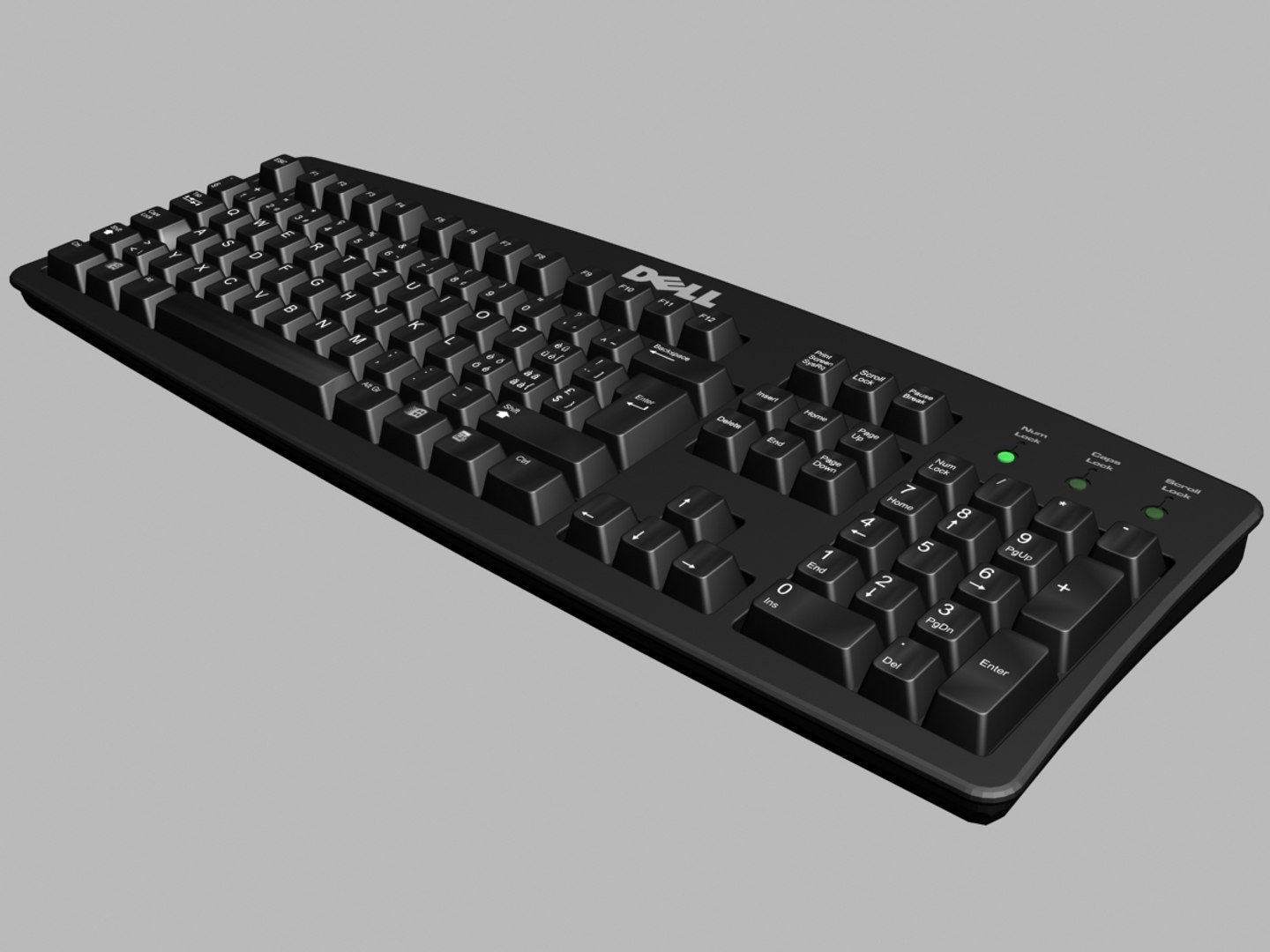dell keyboard 3d 3ds