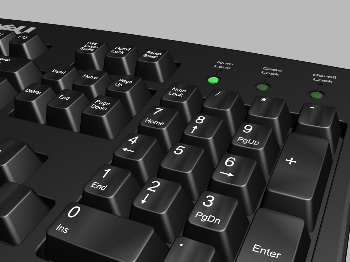 dell keyboard 3d 3ds