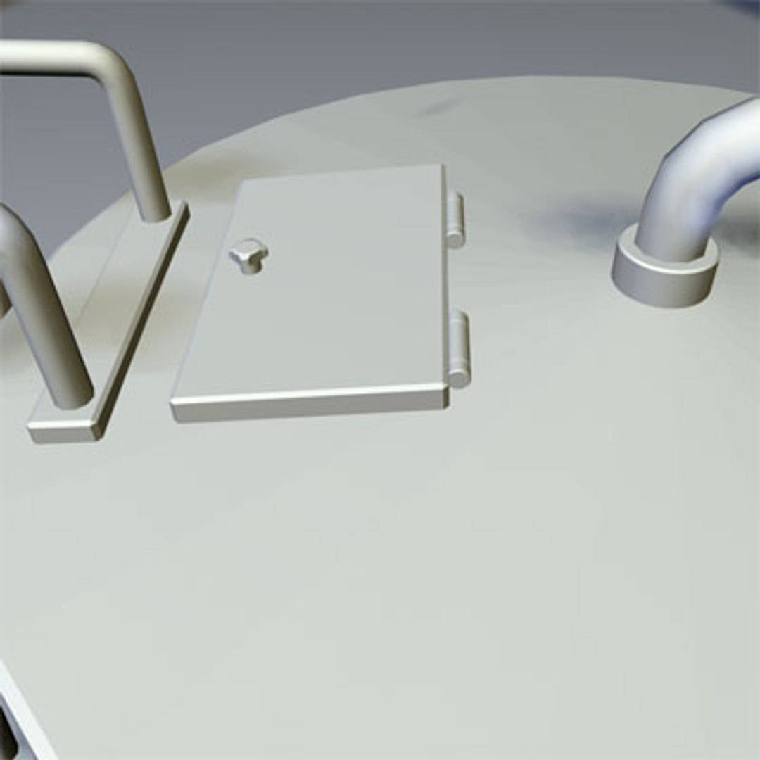 3d Model Roof Water Tank 03
