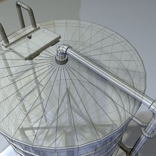 3d model roof water tank 03