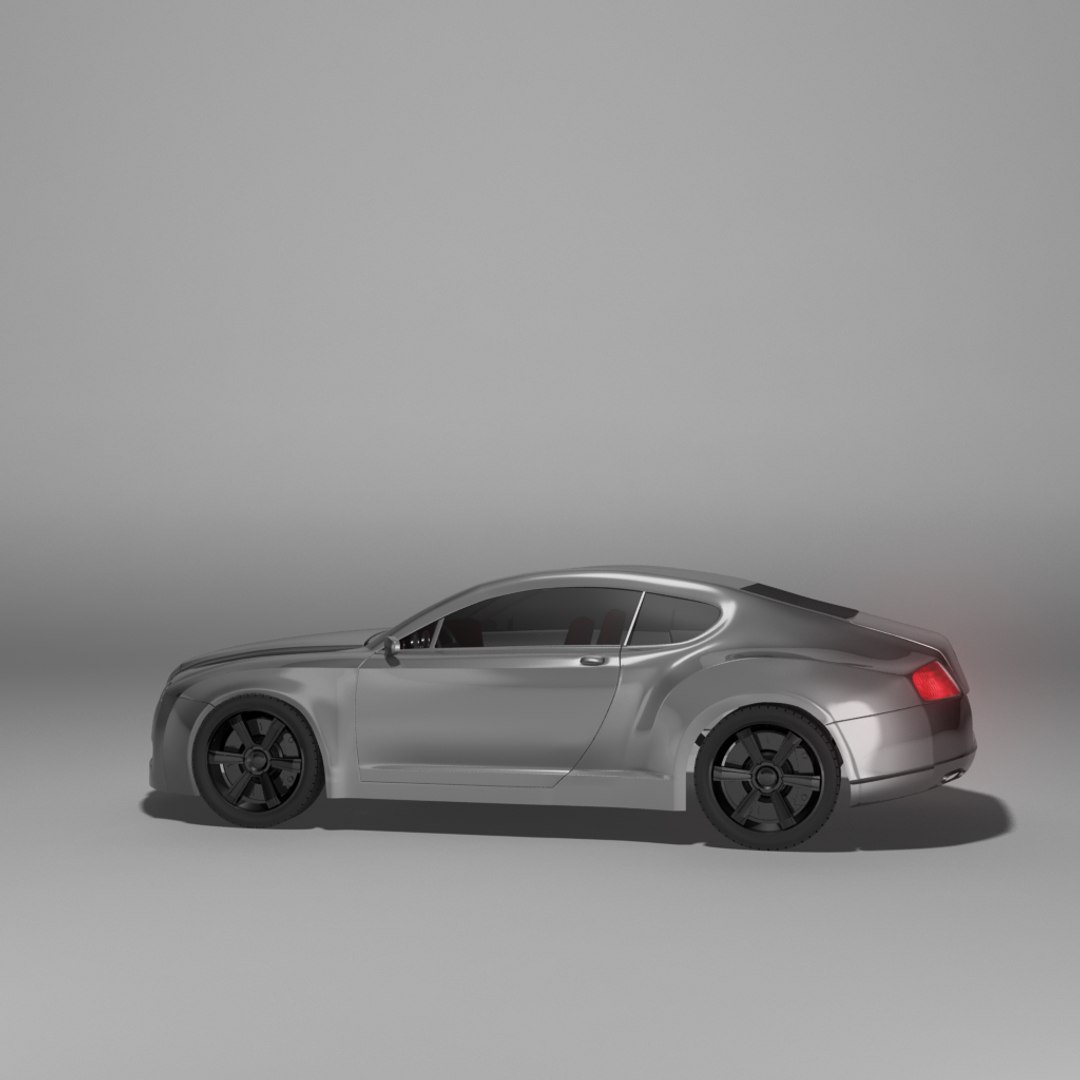 3d Model Bentley Continental Gt