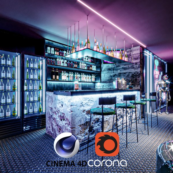 Bar Restaurant Design 02 for Cinema 4D3Dモデル - TurboSquid 1975186