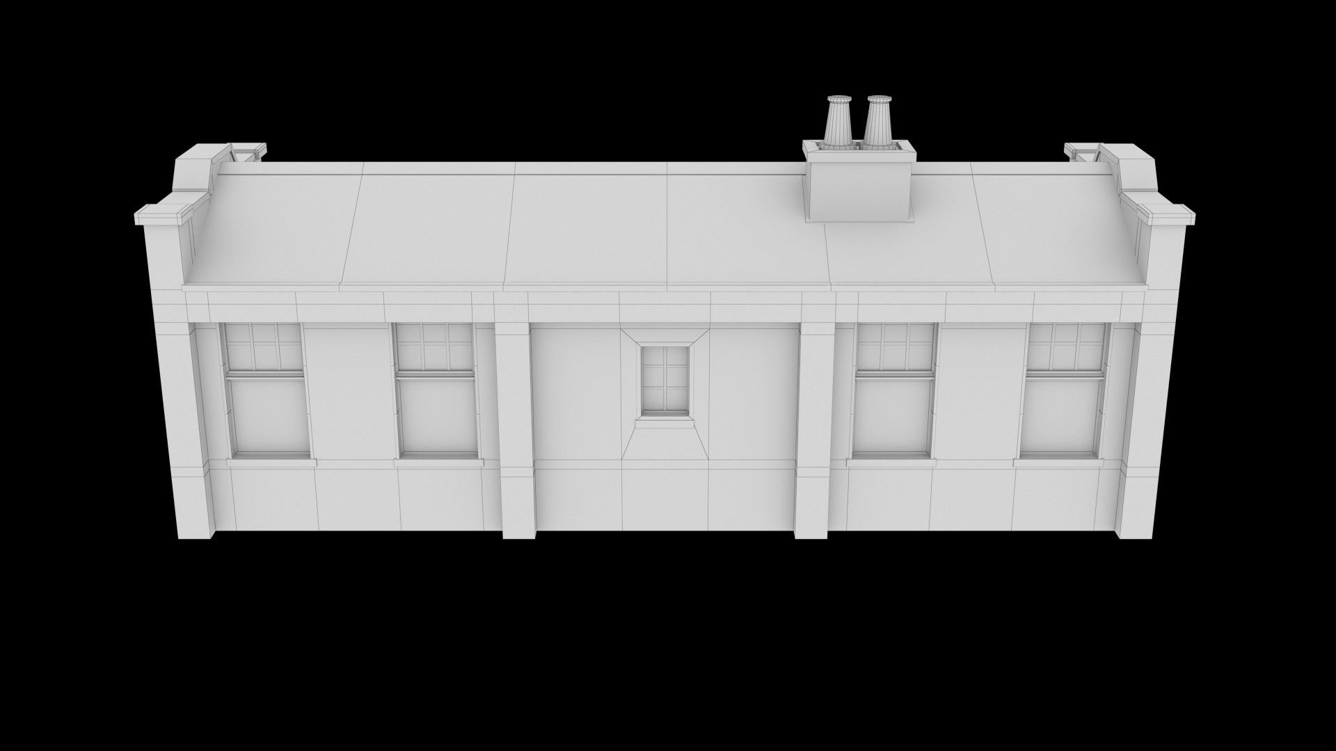 3D Old Industrial Building Model - TurboSquid 1956456