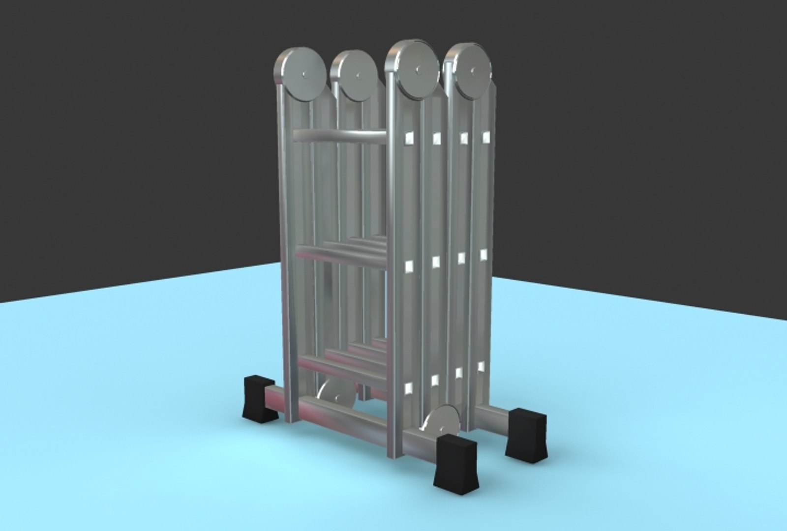 3d Model Portable Ladder