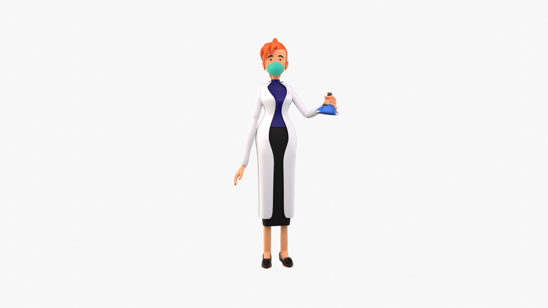 Female Scientist 3D Model - TurboSquid 2262199