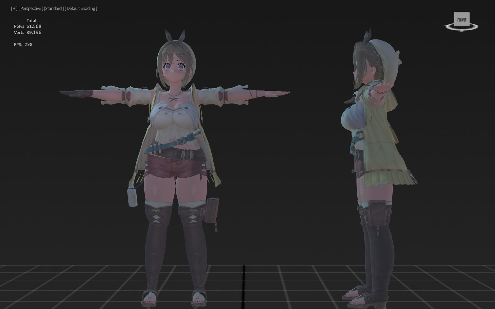 3D 3DsMax Biped Model StoutReisalin - TurboSquid 2275091