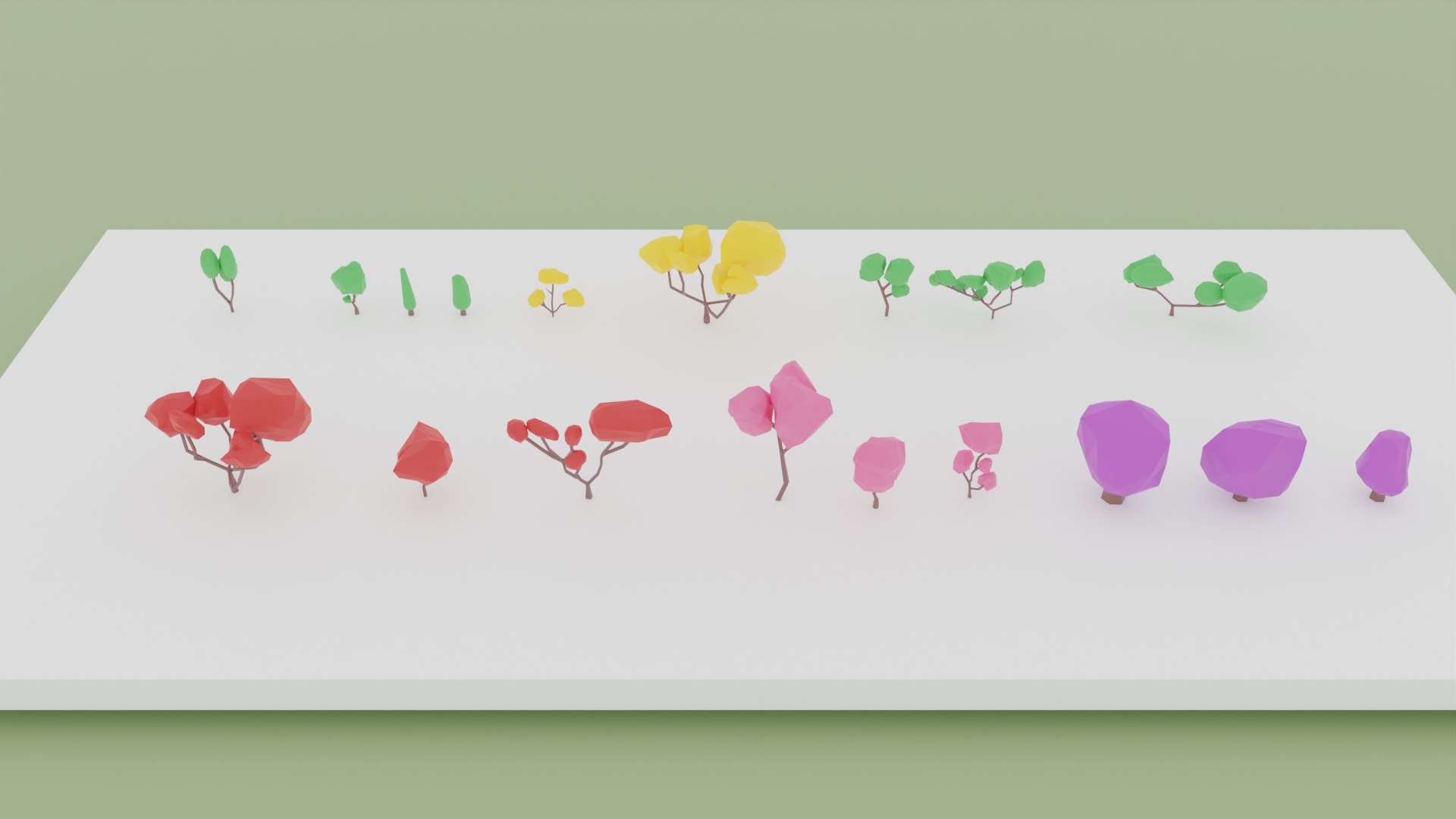 Low Poly Stylized Tree Pack 3D - TurboSquid 1798413