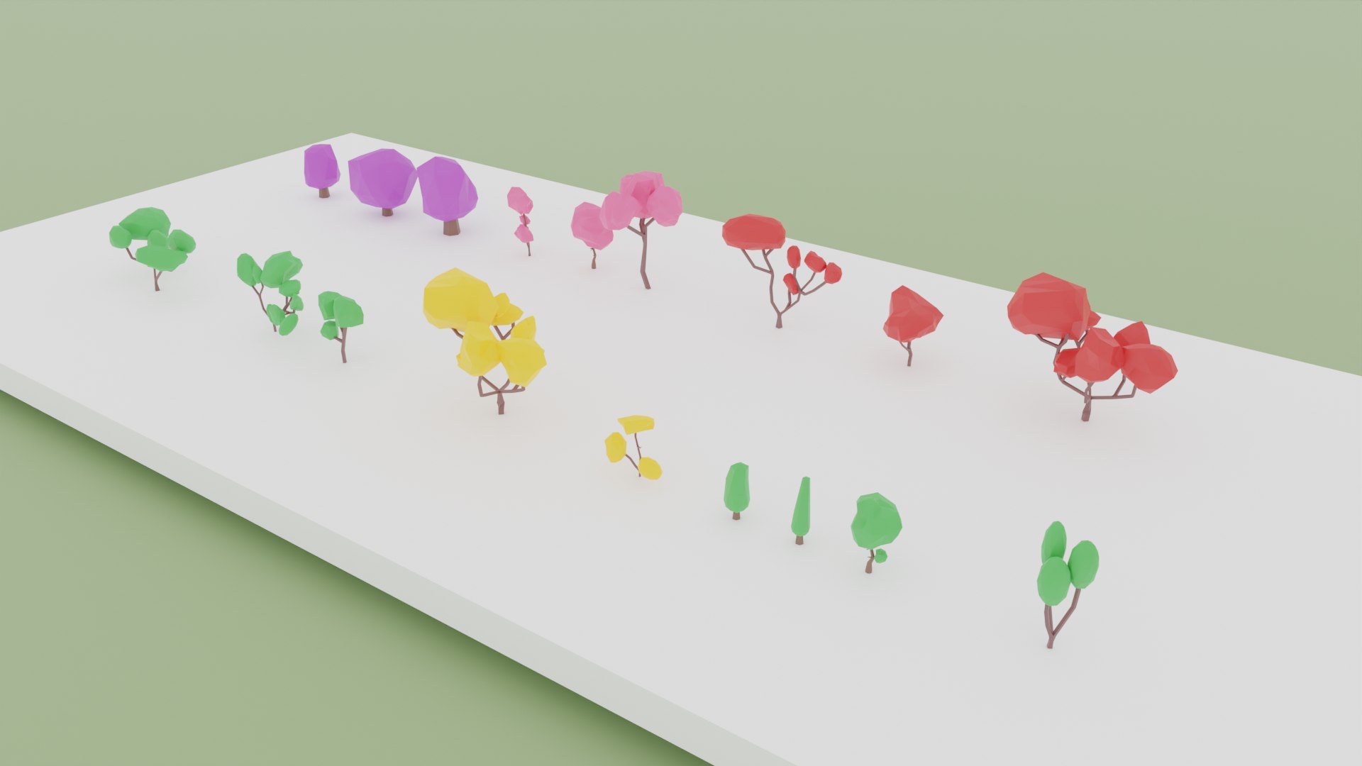 Low Poly Stylized Tree Pack 3D - TurboSquid 1798413