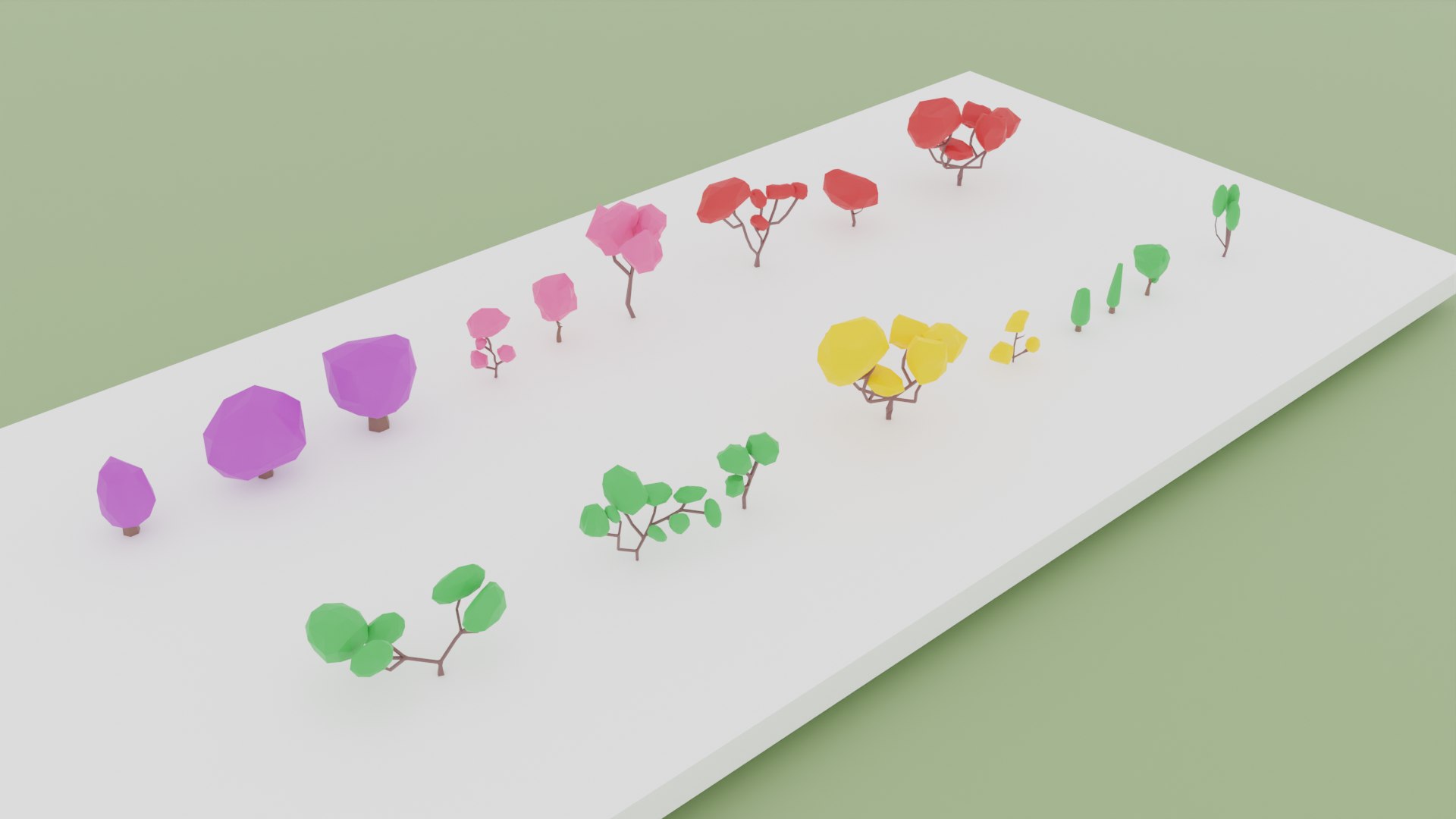 Low Poly Stylized Tree Pack 3D - TurboSquid 1798413