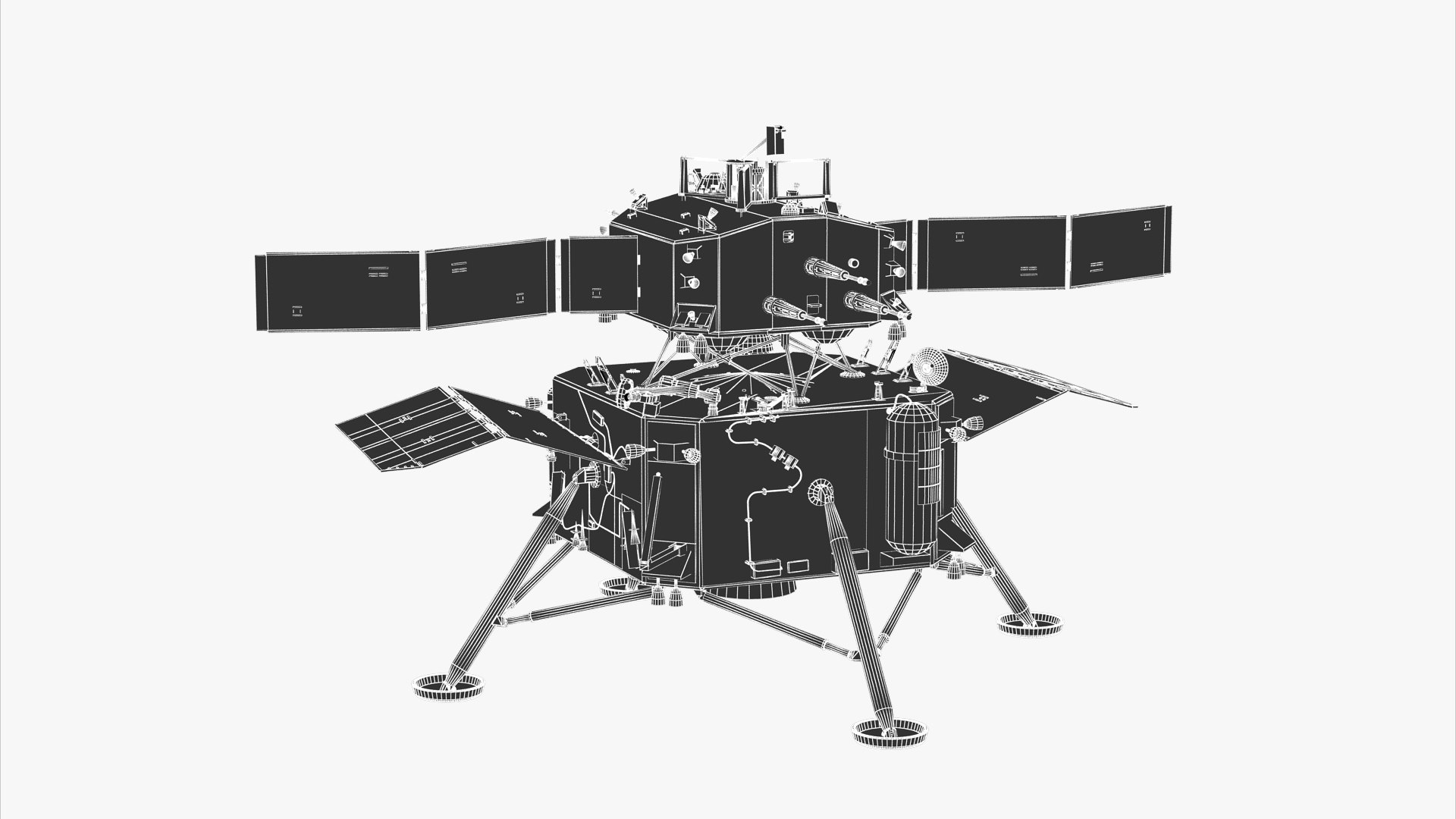 3D Change 6 Lander Ascender - TurboSquid 2220472