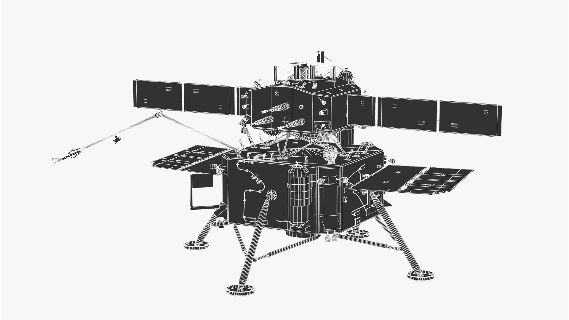 3D Change 6 Lander Ascender - TurboSquid 2220472