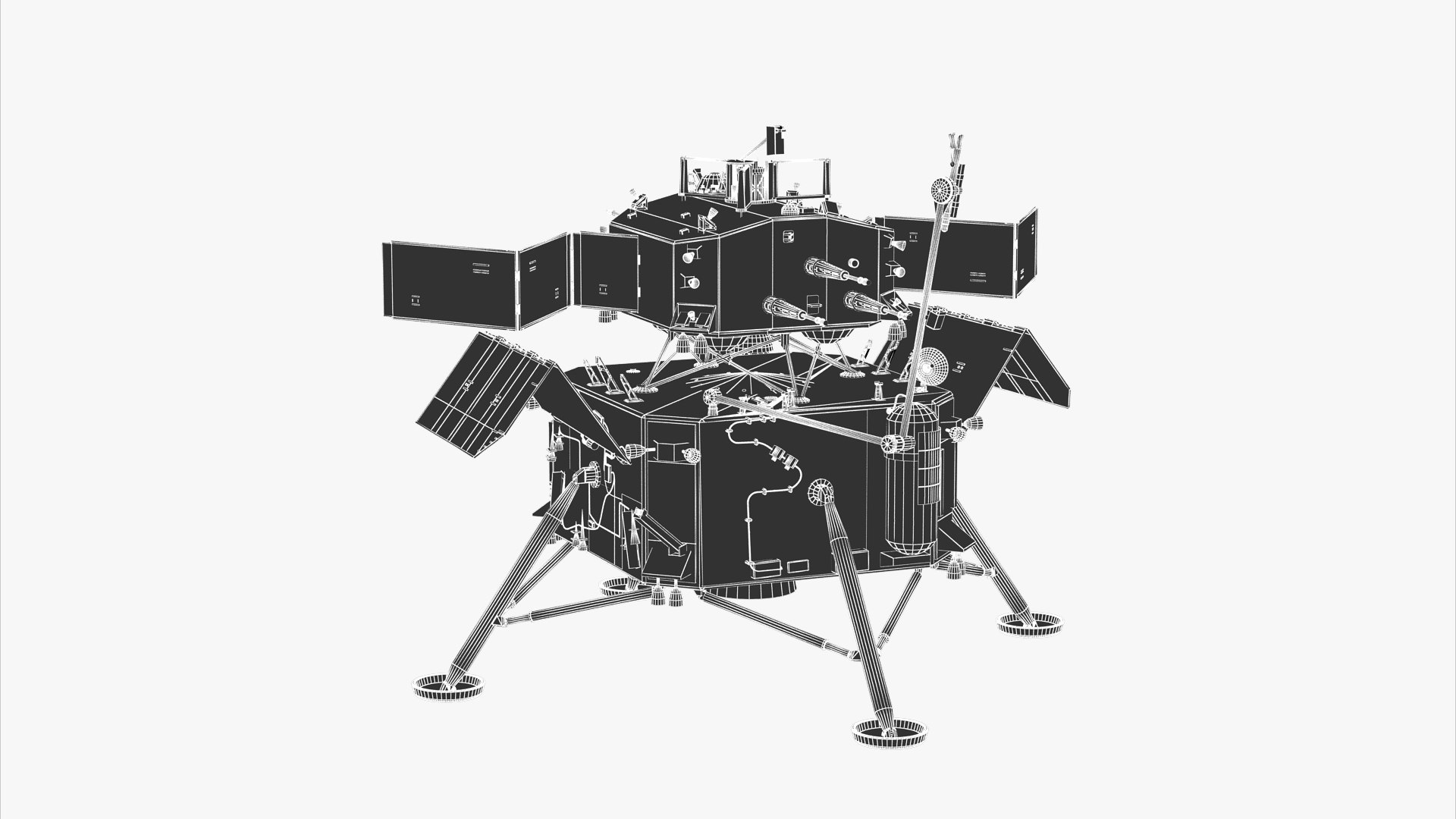 3D Change 6 Lander Ascender - TurboSquid 2220472