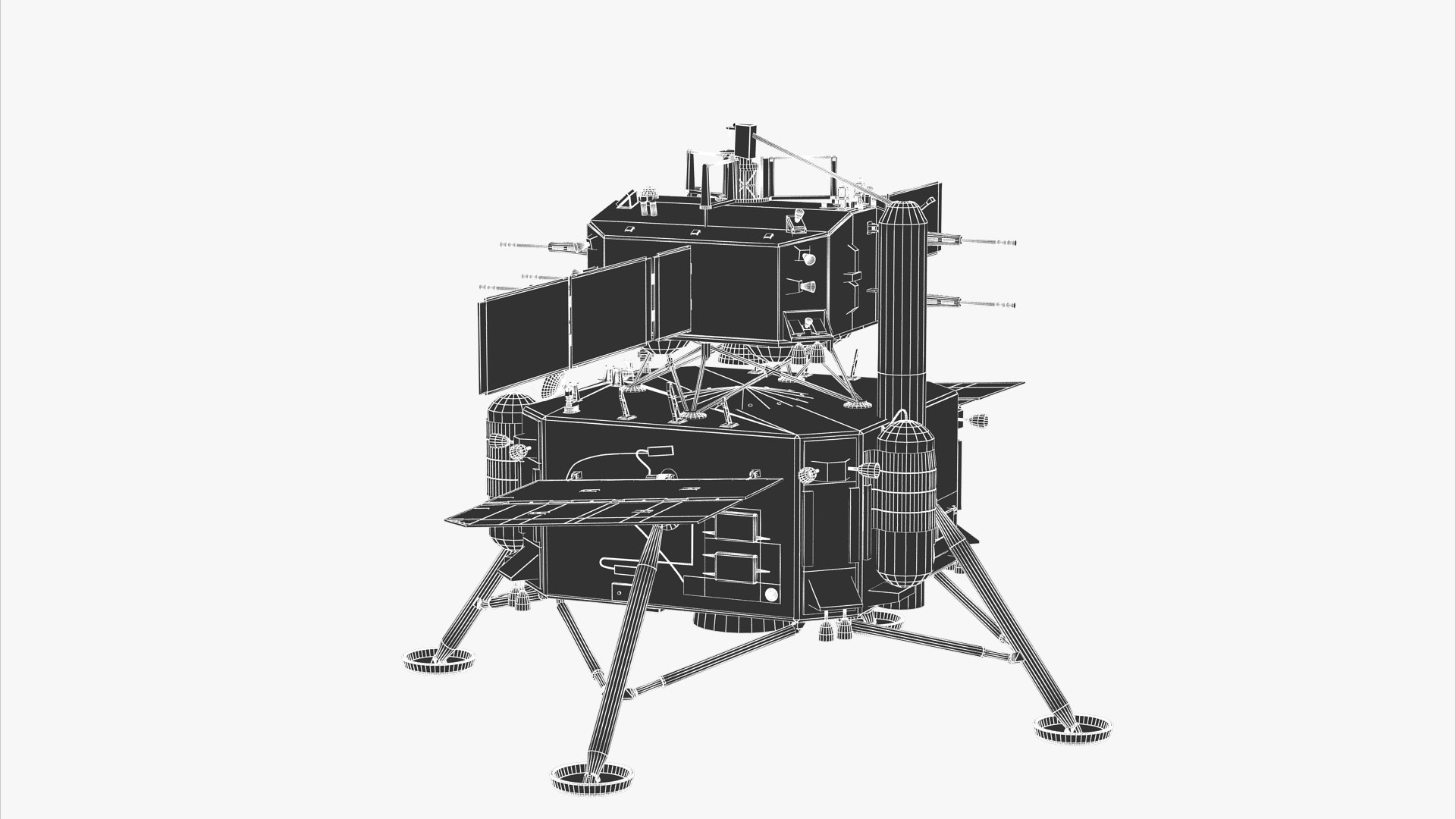 3D Change 6 Lander Ascender - TurboSquid 2220472