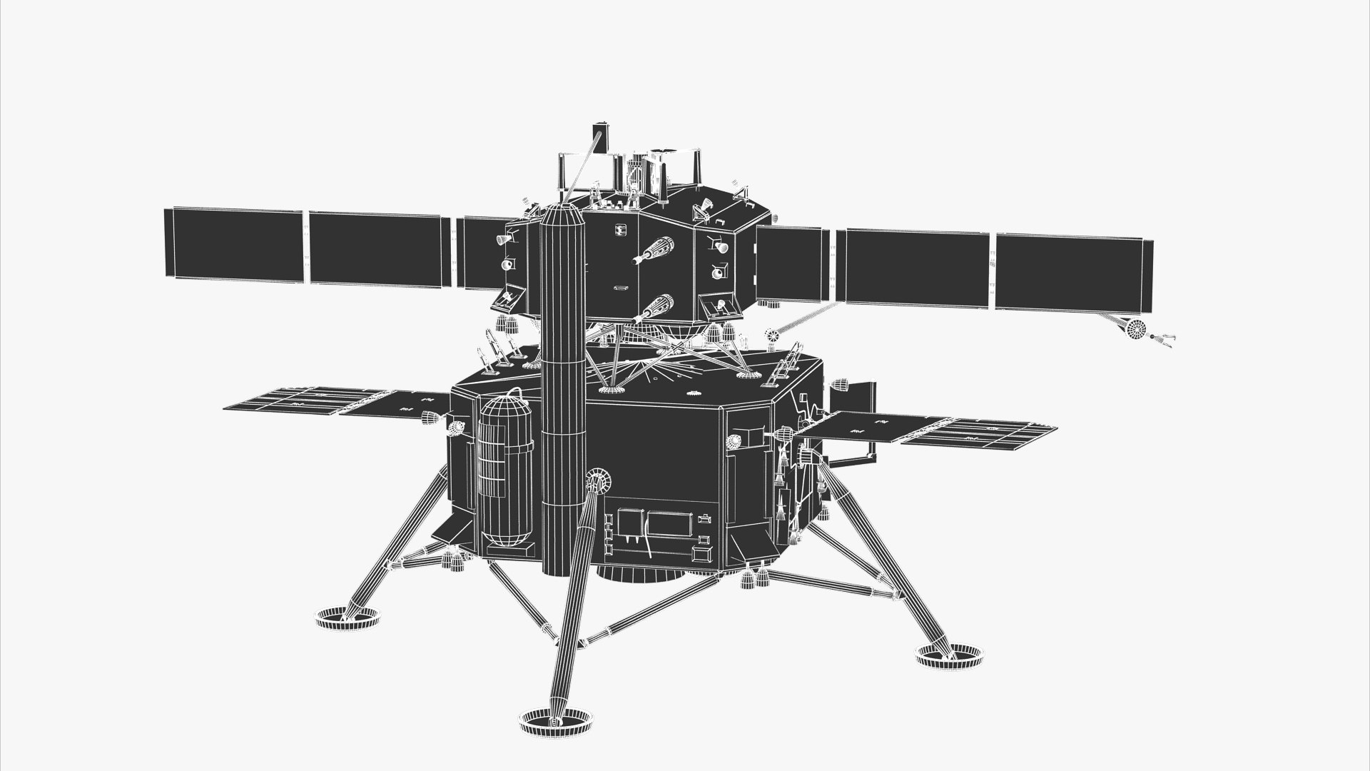 3D Change 6 Lander Ascender - TurboSquid 2220472