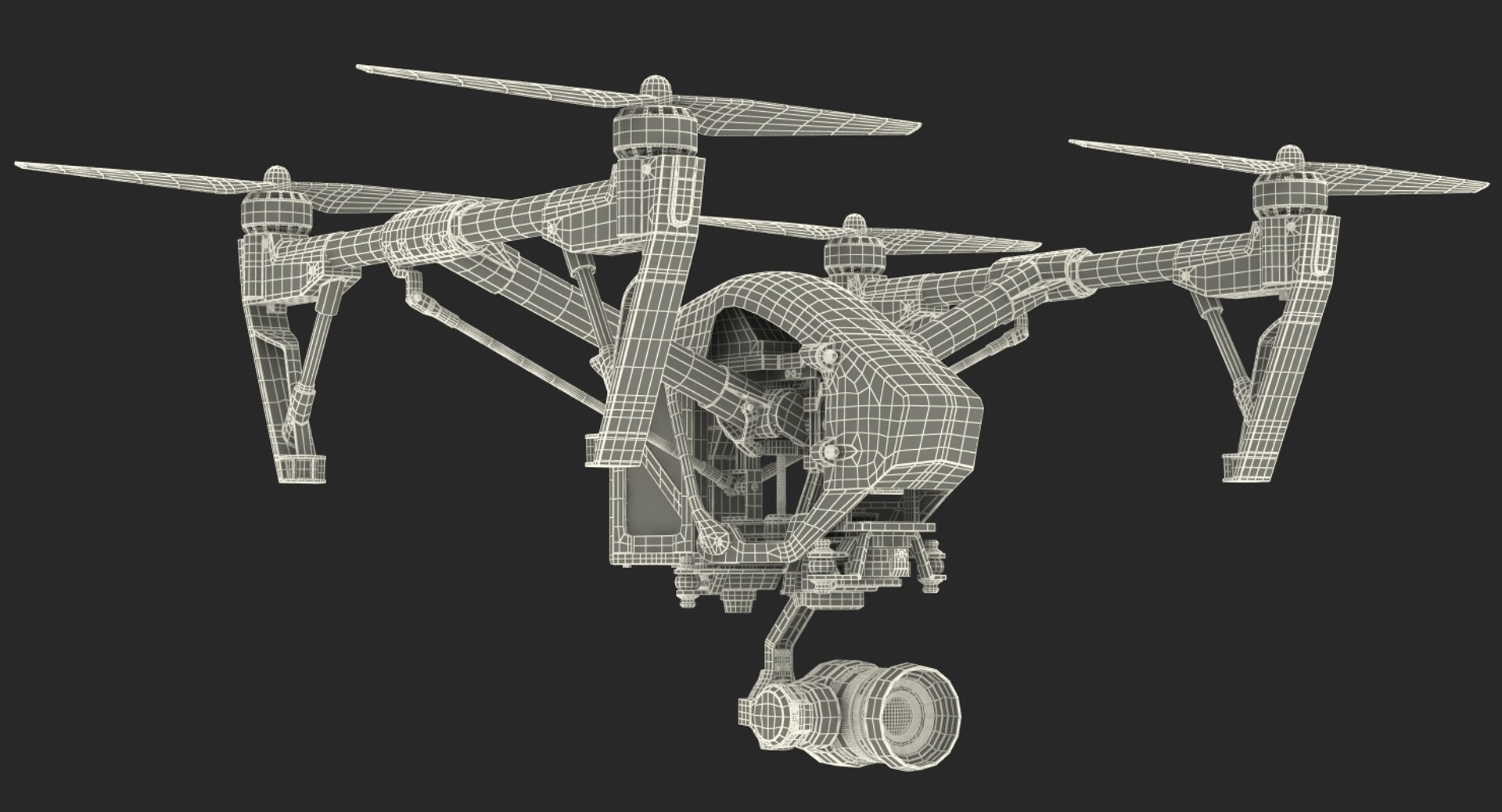 3D dji inspire 1 quadcopter model - TurboSquid 1188610