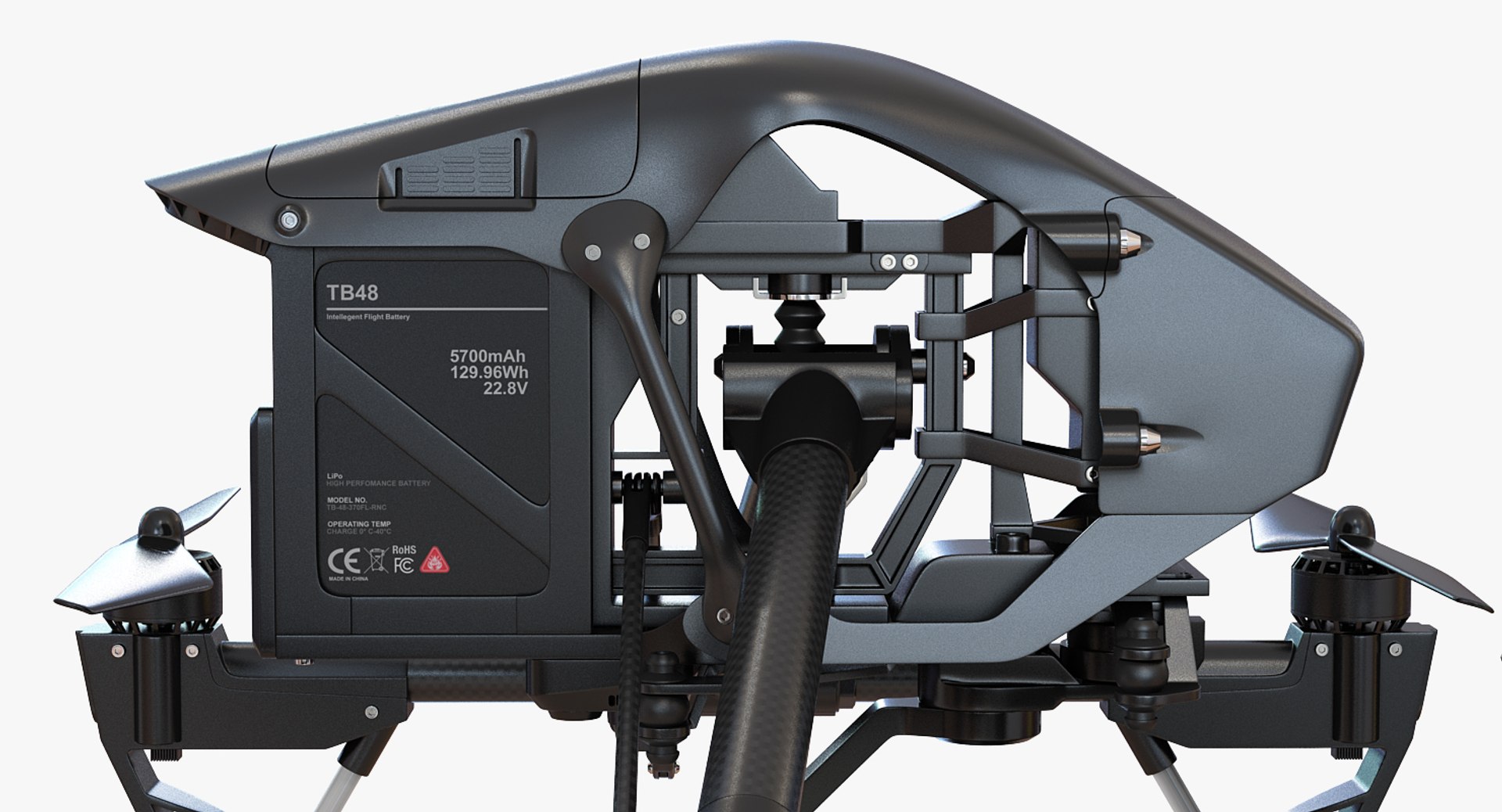 3D dji inspire 1 quadcopter model - TurboSquid 1188610