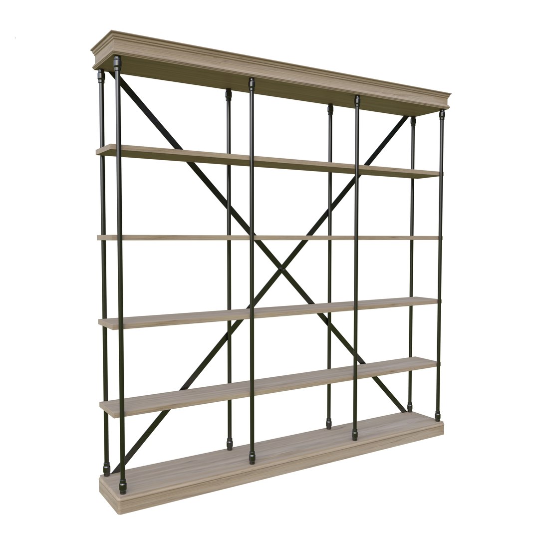 Metal Shelf 3D Model - TurboSquid 1748439