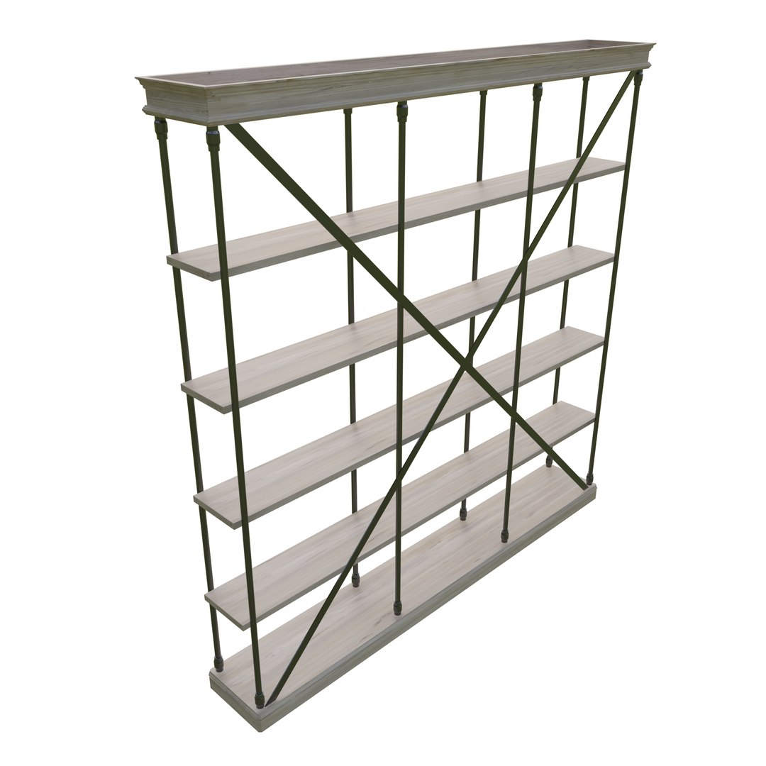 Metal Shelf 3D Model - TurboSquid 1748439
