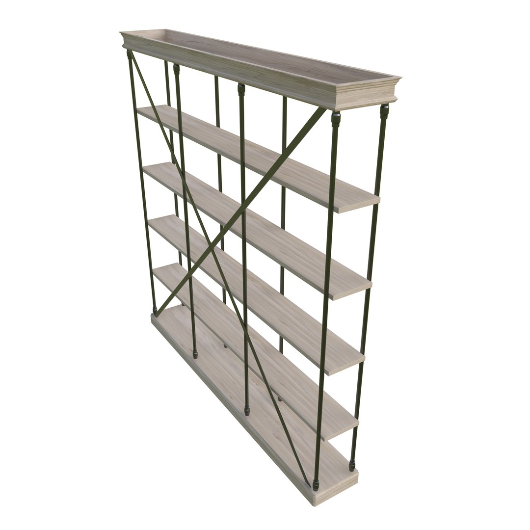 Metal Shelf 3D Model - TurboSquid 1748439