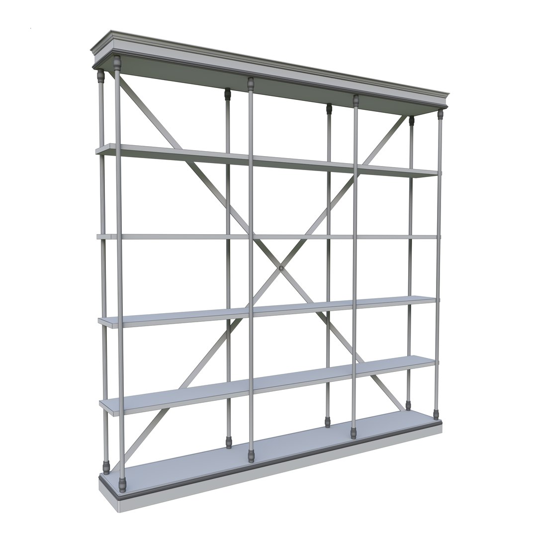 Metal Shelf 3D Model - TurboSquid 1748439