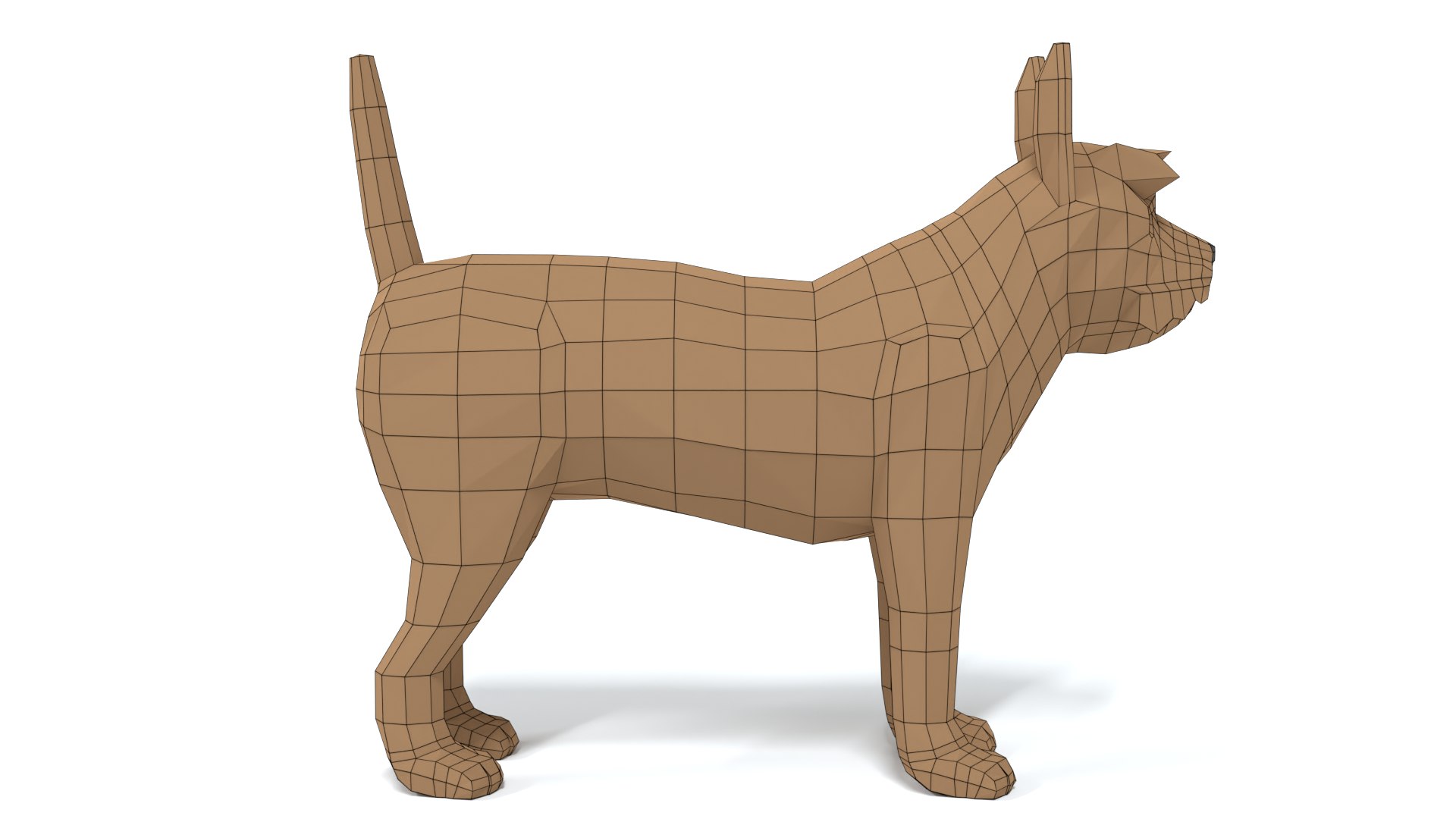 3D Low Poly Cartoon Yorkshire Terrier Dog - TurboSquid 1816075
