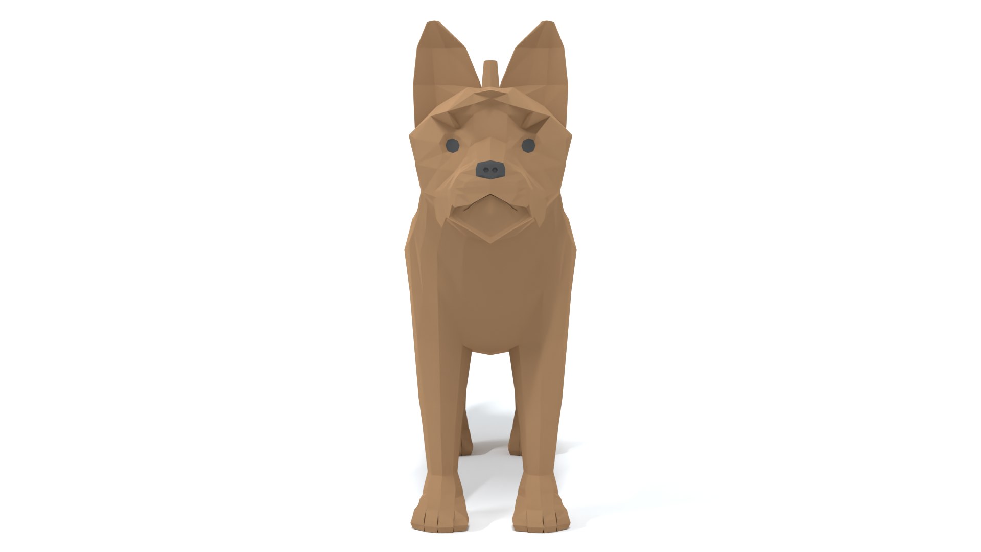 3D Low Poly Cartoon Yorkshire Terrier Dog - TurboSquid 1816075
