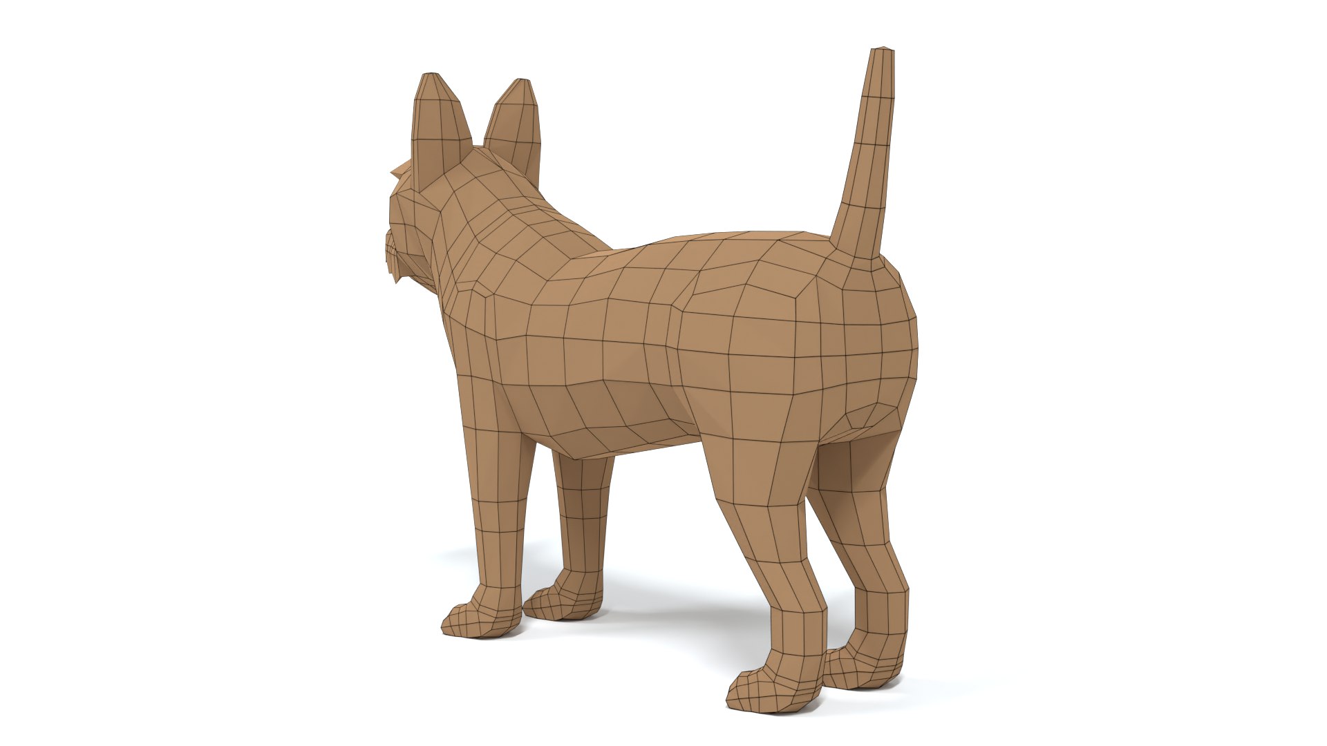 3D Low Poly Cartoon Yorkshire Terrier Dog - TurboSquid 1816075