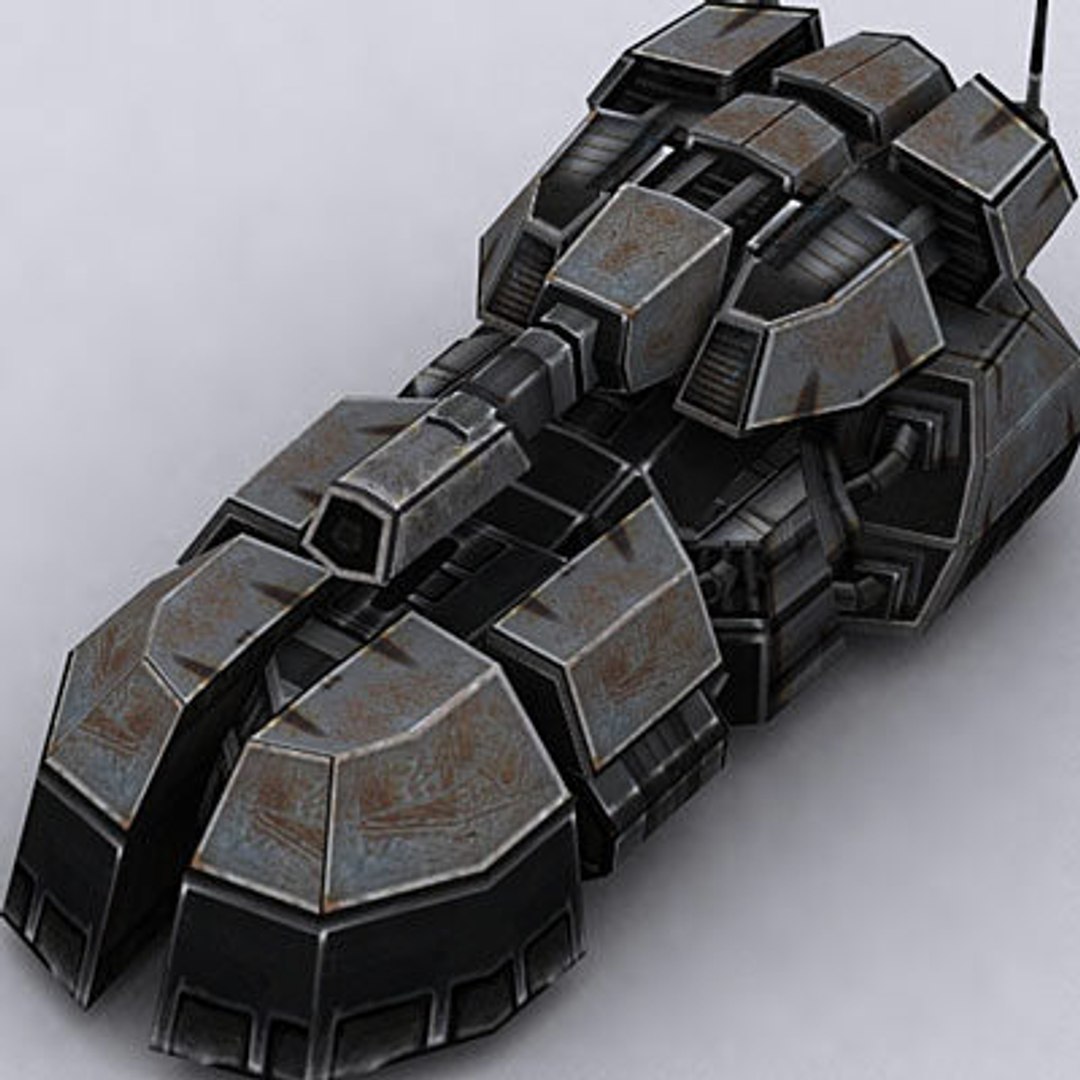 3d model hover tank