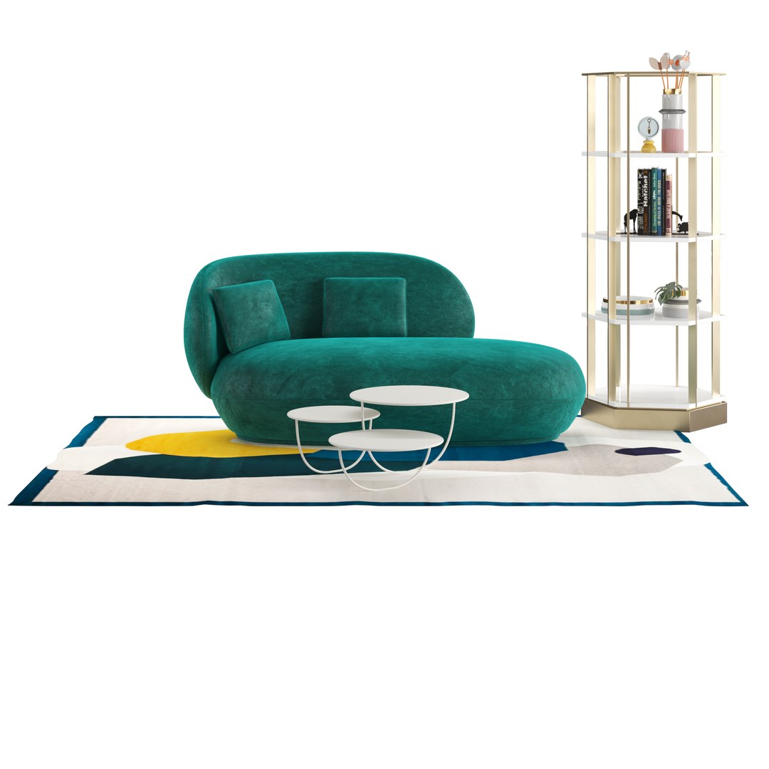 3D Oaze Sofa Livingroom Model - TurboSquid 2217390