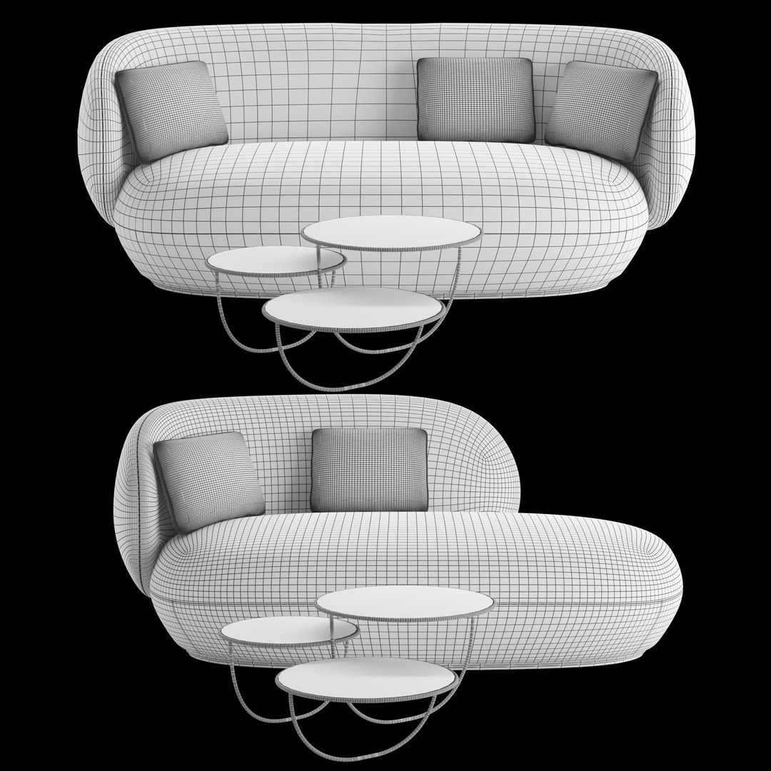 3D Oaze Sofa Livingroom Model - TurboSquid 2217390