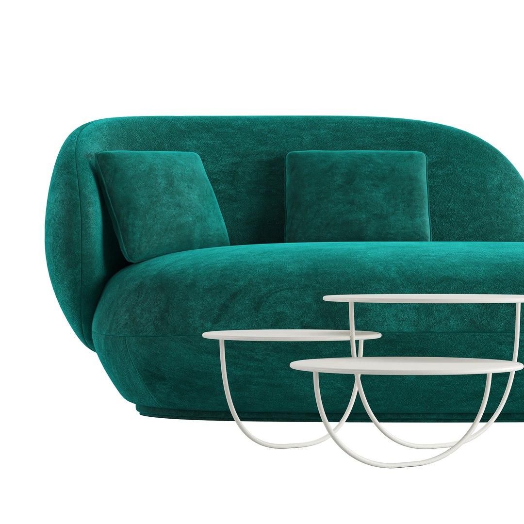3D Oaze Sofa Livingroom Model - TurboSquid 2217390