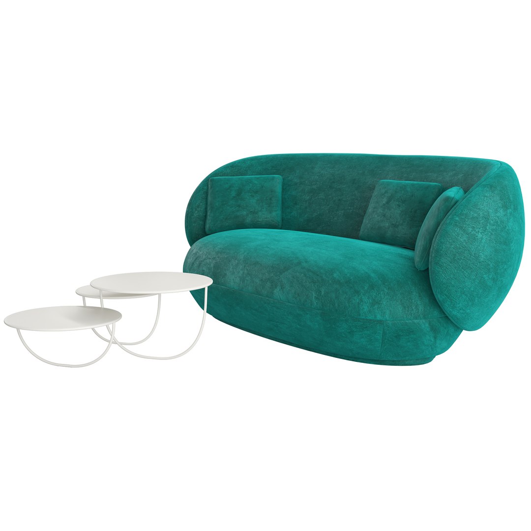 3D Oaze Sofa Livingroom Model - TurboSquid 2217390
