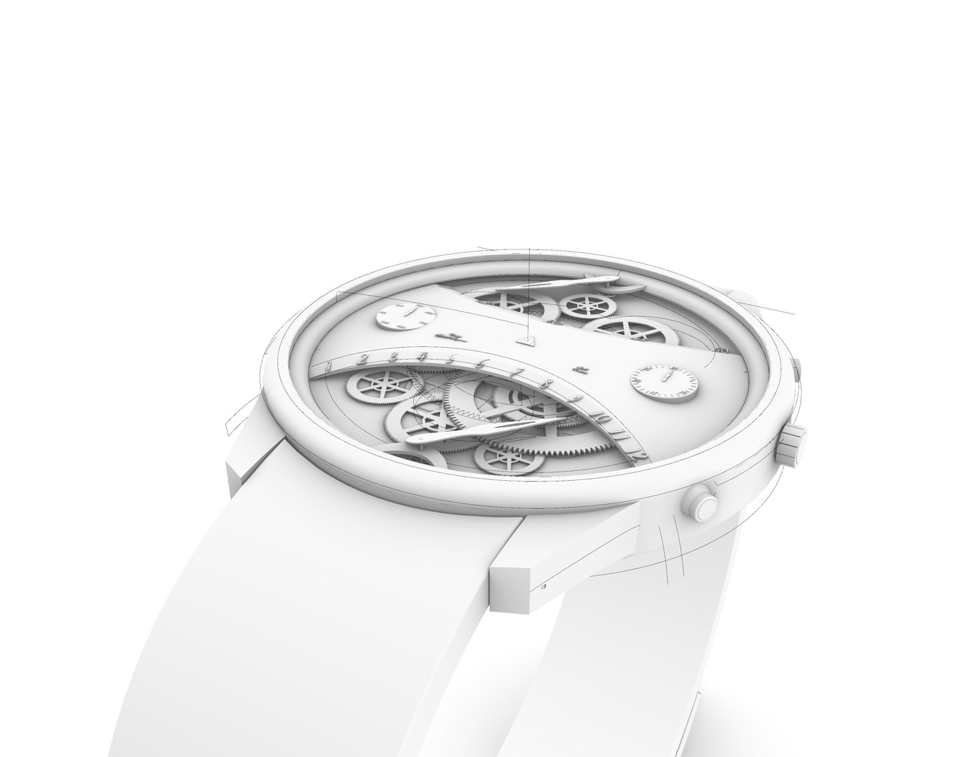3D Watch Model - TurboSquid 2020988