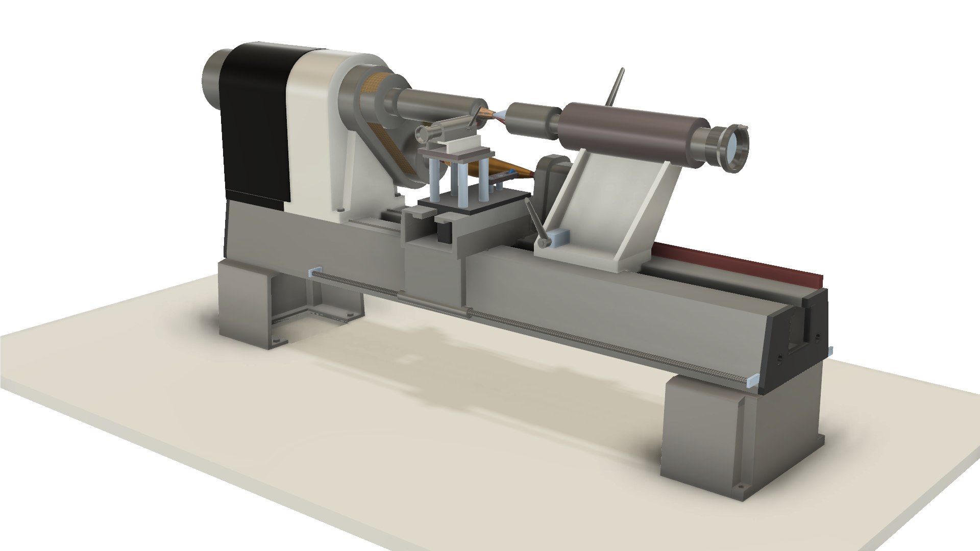 3D P D Lathe Model - TurboSquid 2014335