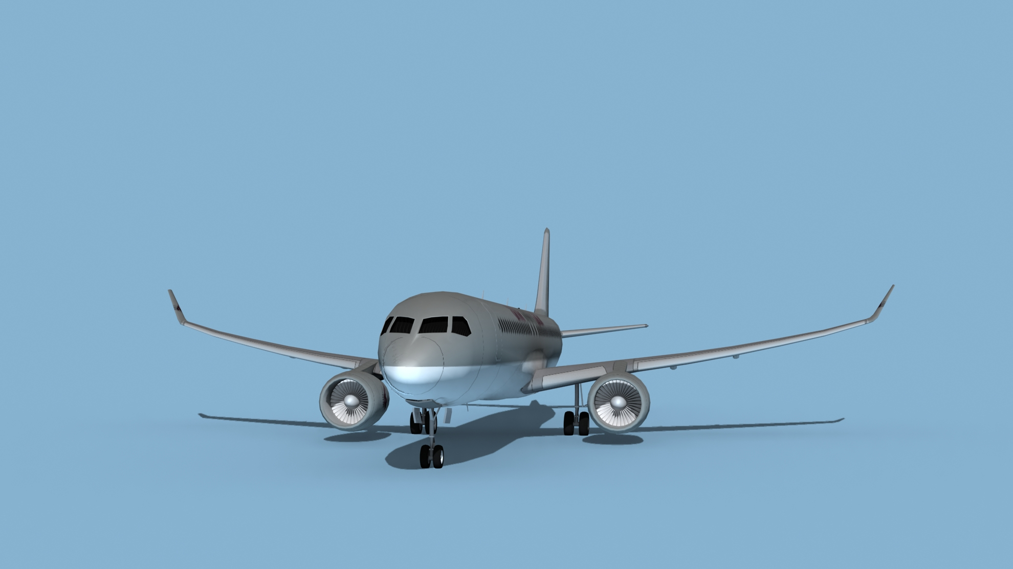 3D Airbus A220-300 Qatar - TurboSquid 1747234