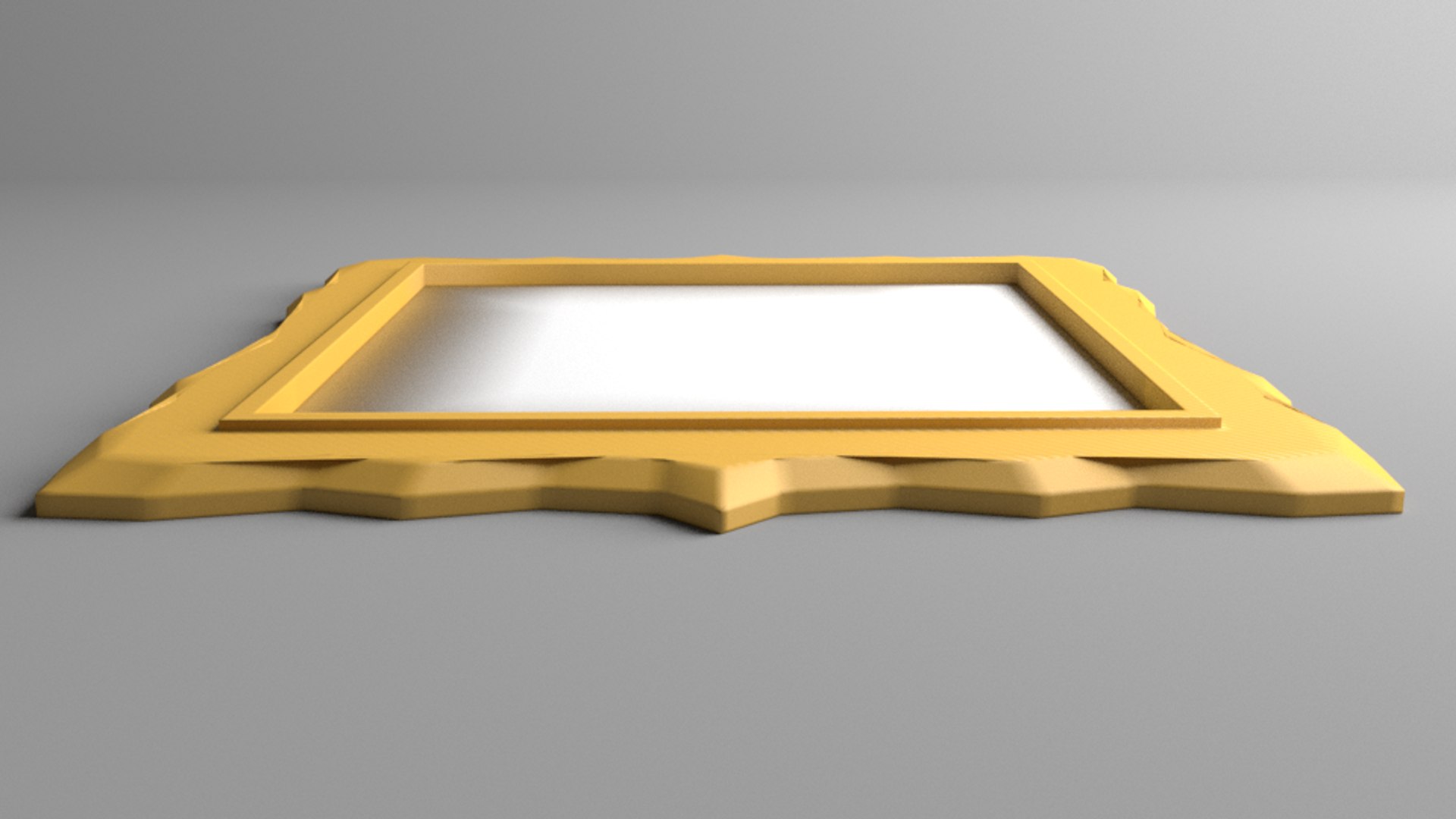 Square picture frame 3D model - TurboSquid 1544489