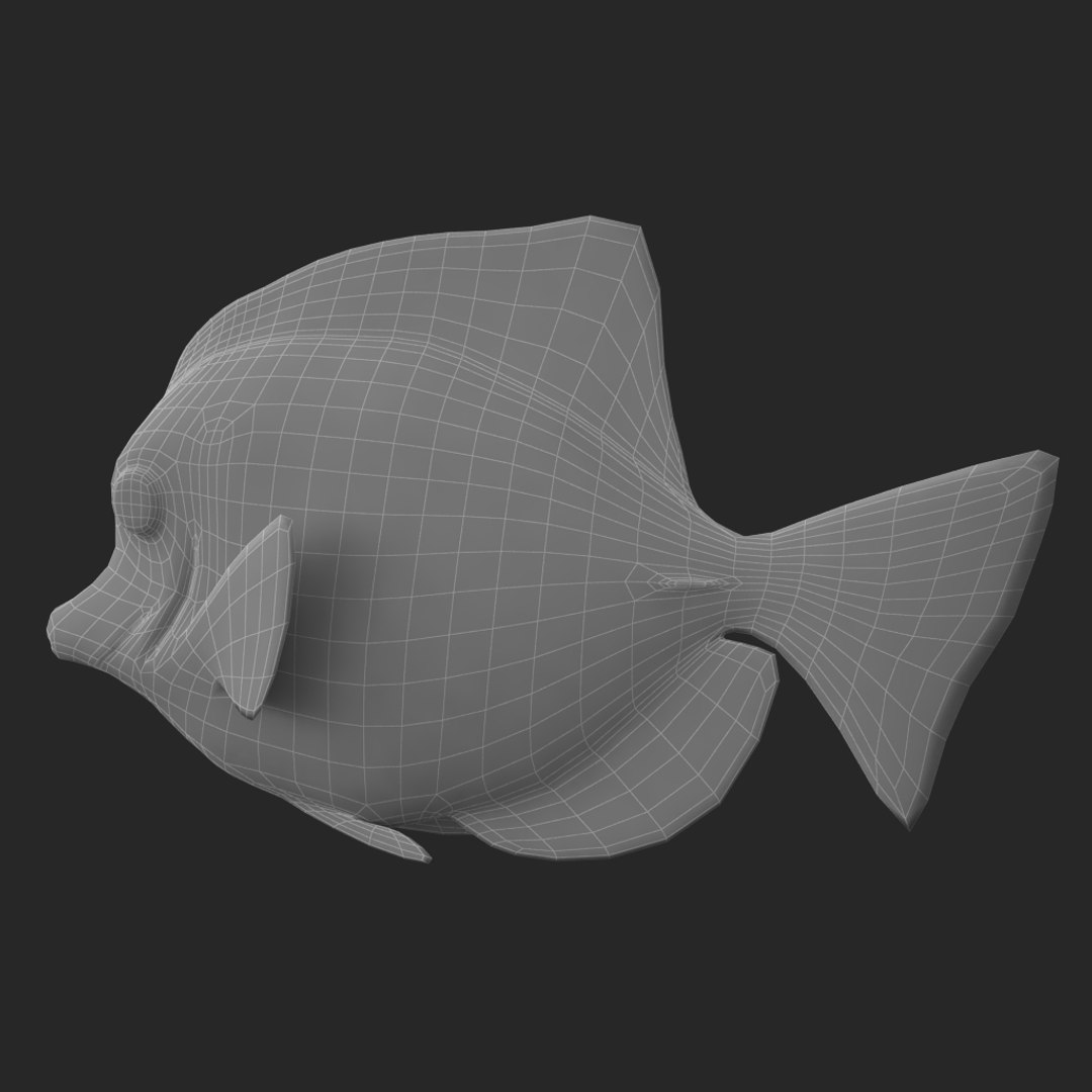 3D Yellow Tang - TurboSquid 1280908