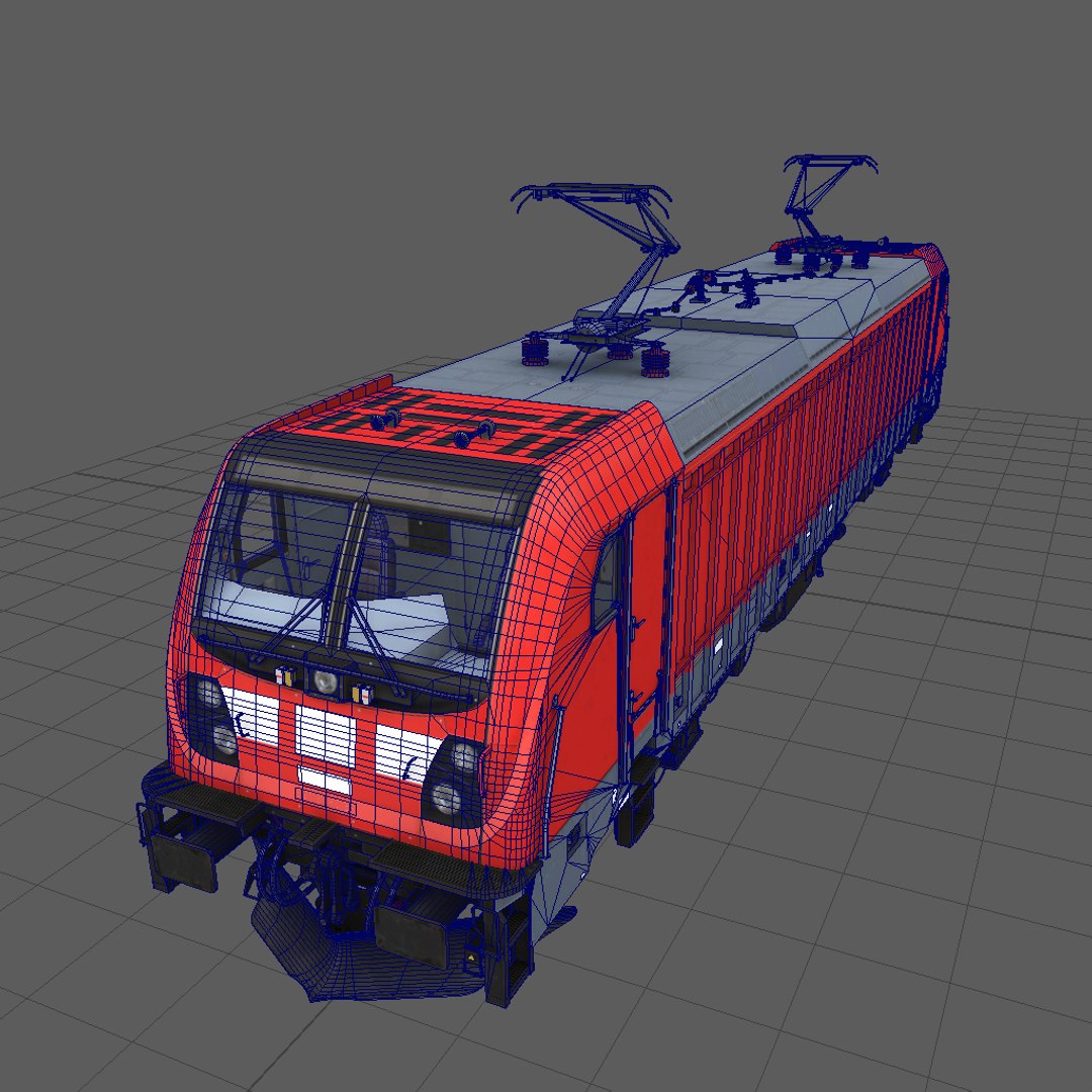 3D Real-time Traxx P160 Locomotive - TurboSquid 1272848