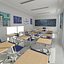 3d Classroom Render 2