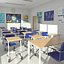 3d Classroom Render 2