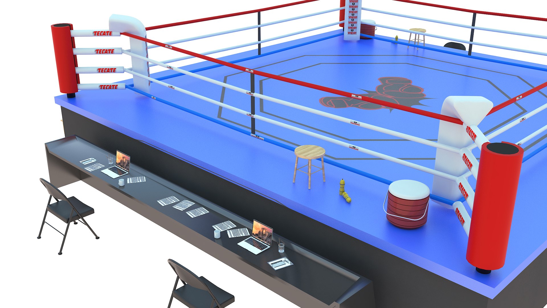 Boxing Ring 3D Model - TurboSquid 1575705