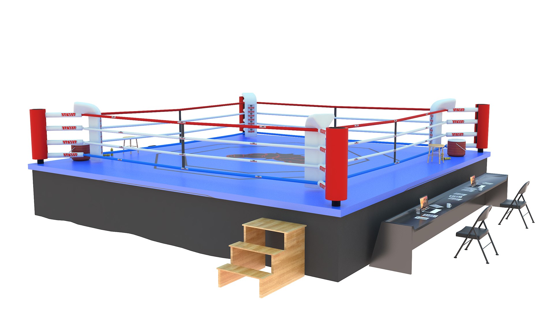 Boxing Ring 3D Model - TurboSquid 1575705
