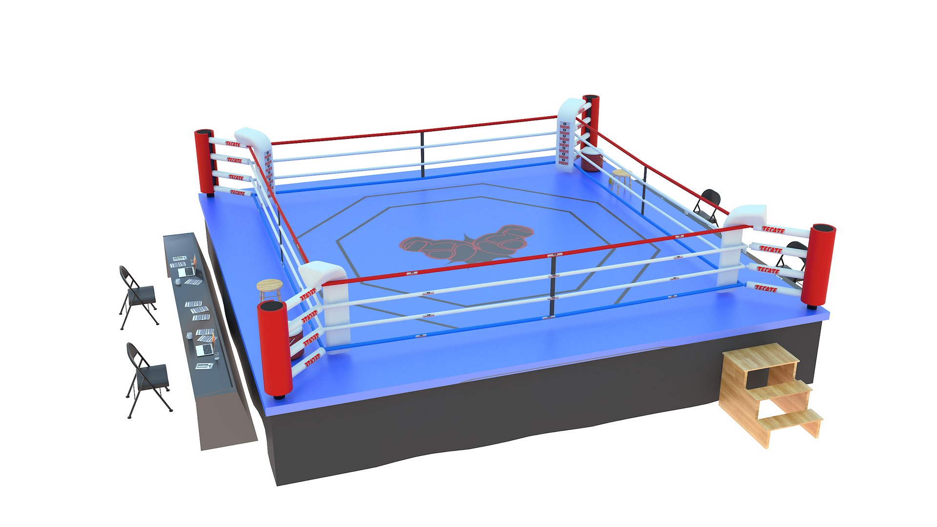 Boxing Ring 3D Model - TurboSquid 1575705