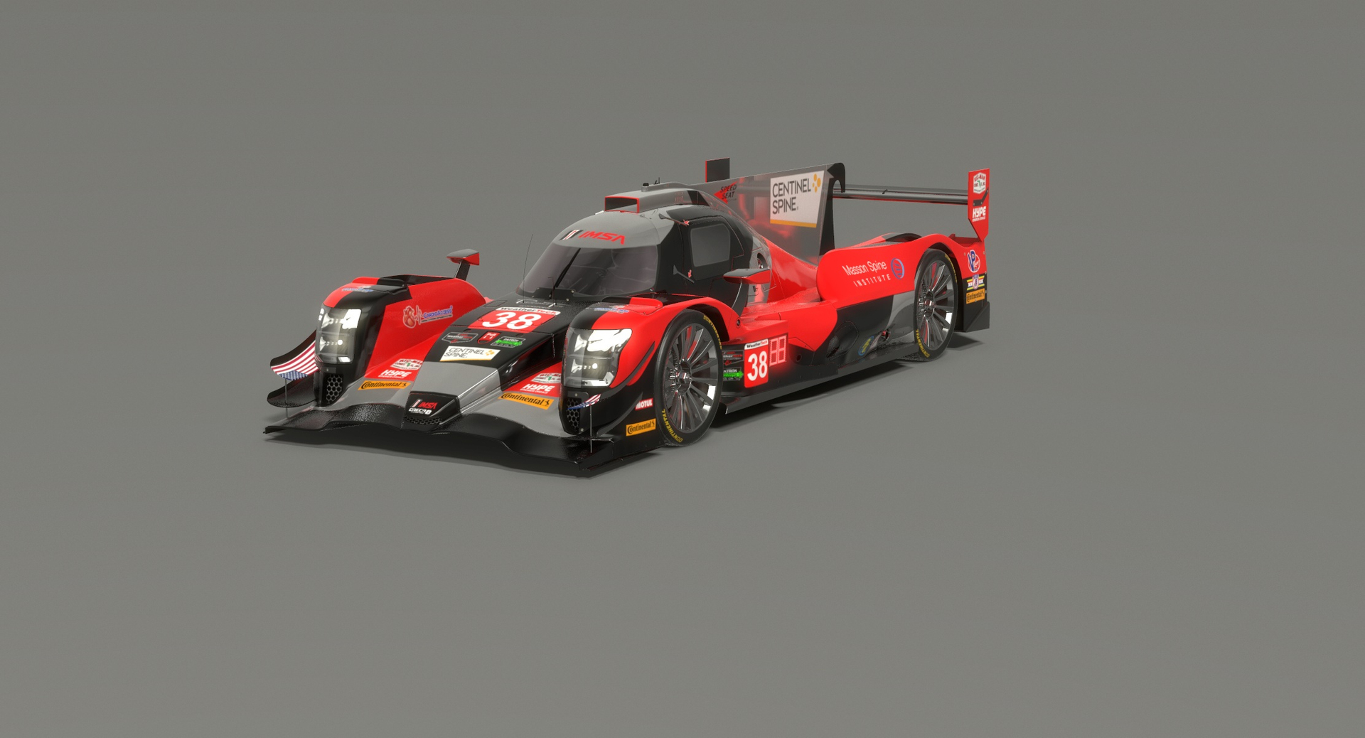 3D Performance Tech Motorsports Oreca - TurboSquid 1317943