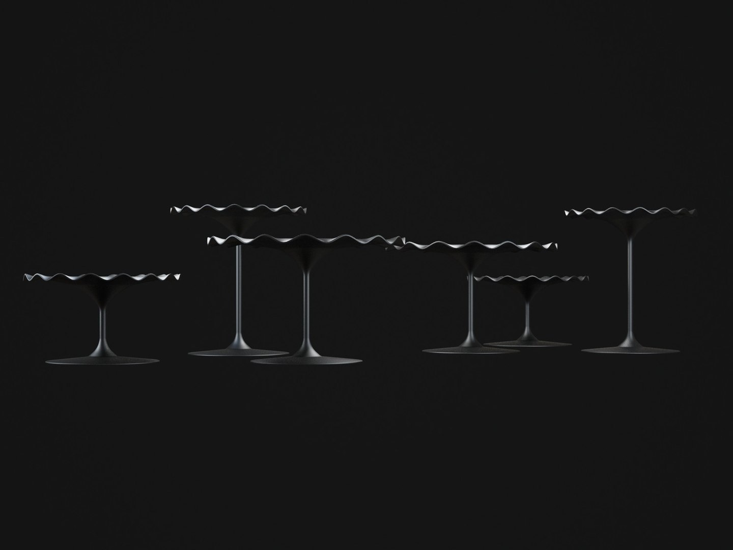 Dancing-tables 3d Model