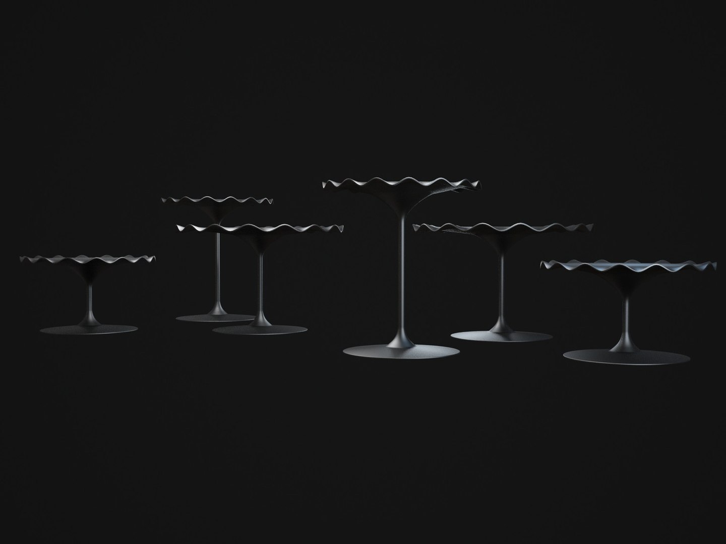 Dancing-tables 3d Model